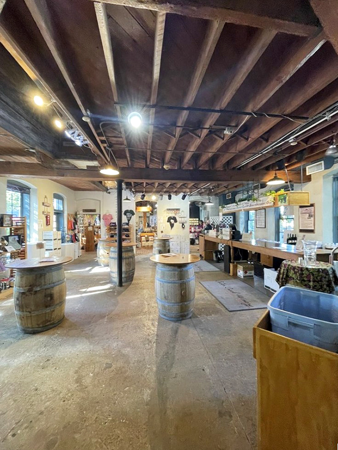 Part rustic charm, part wine wonderland. This tasting room is where grape dreams come true and worries get left at the door.