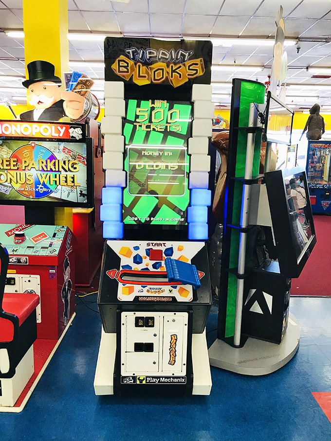 "Tippin' Bloks" - where Jenga meets the digital age. It's a game of skill, strategy, and not screaming when it all comes crashing down.