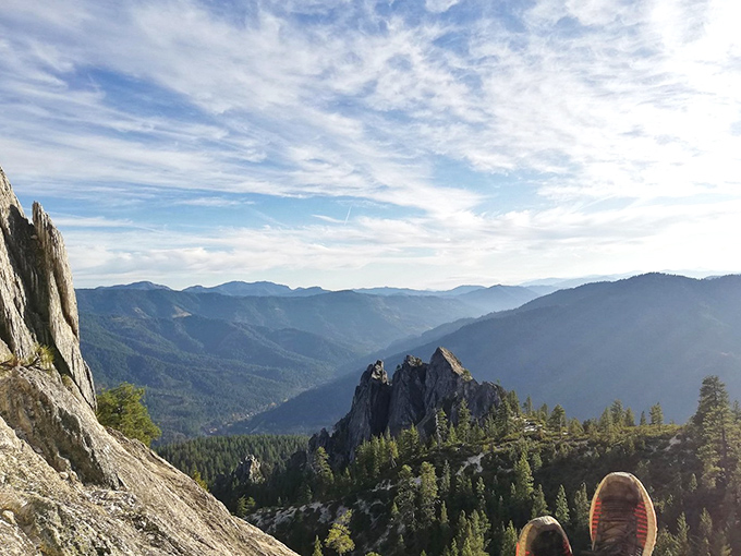 Perched on the edge of adventure, with the world spread out below. It's the closest you'll get to feeling like a soaring eagle (without the feathers).