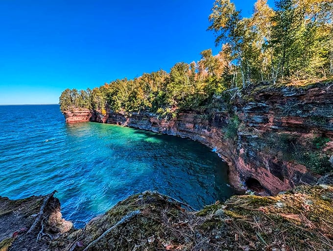 Nature's own Picasso moment. These rock formations are so stunning, they'll make you forget about your Instagram filters.