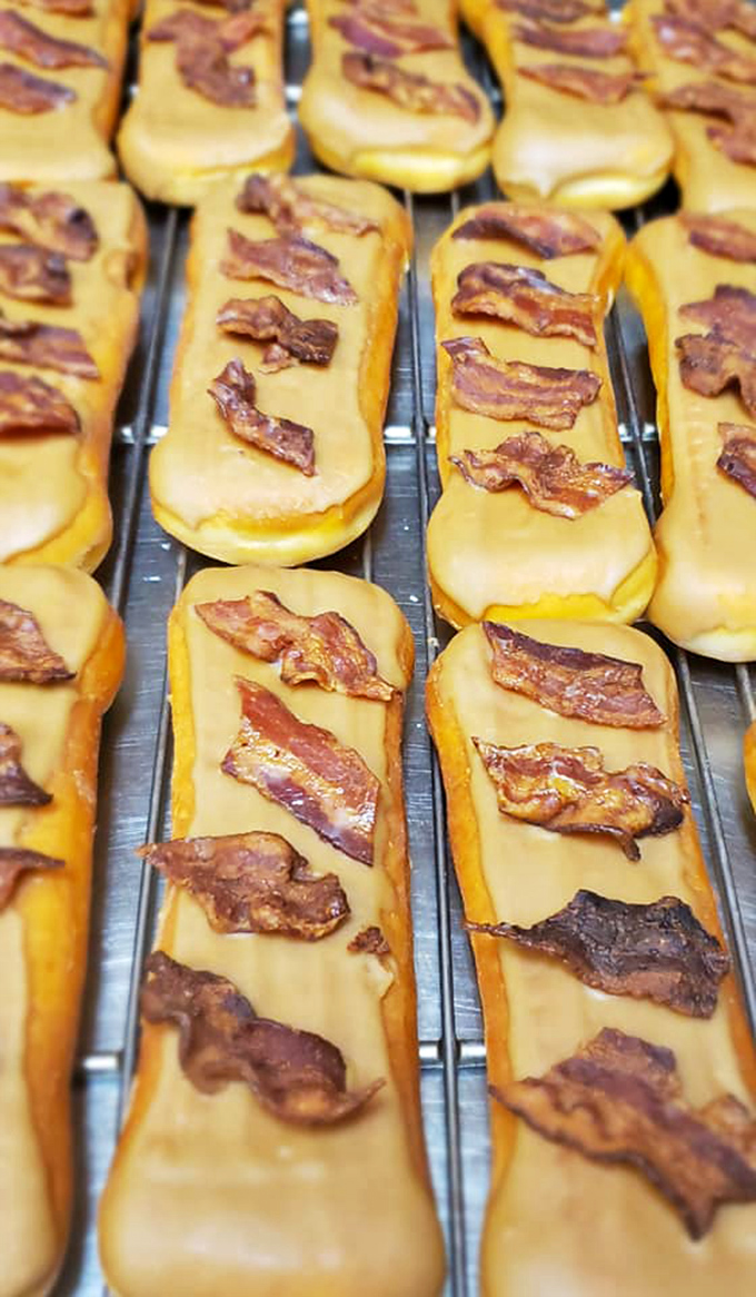 Bacon makes everything better! These maple bars are the breakfast of champions &ndash; if those champions are okay with sticky fingers and pure bliss.