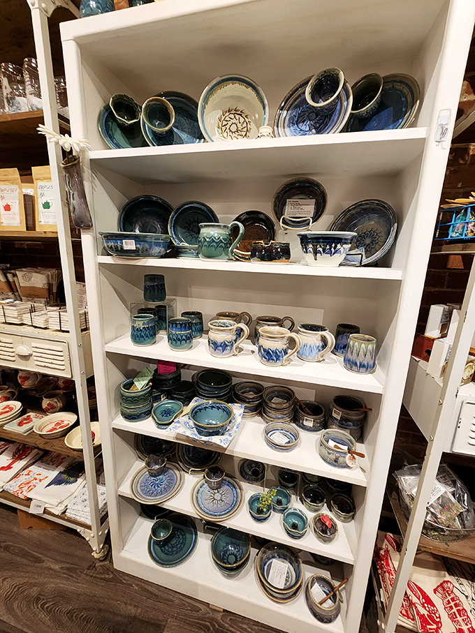 These ceramics are so pretty, you'll be tempted to eat your lobster roll off them. Just remember: the plate isn't the meal, no matter how appetizing it looks.