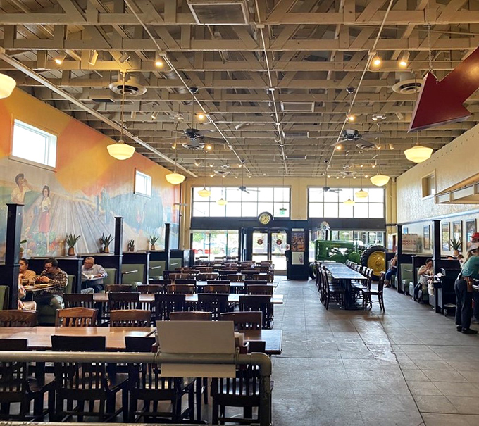 Where BBQ dreams come true! Joe's dining area is the stage where smoky symphonies play out daily.