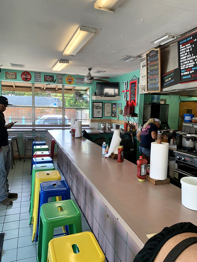 Pull up a stool and join the party! Tarks' dining area is where strangers become friends, united by their love of fantastic food.