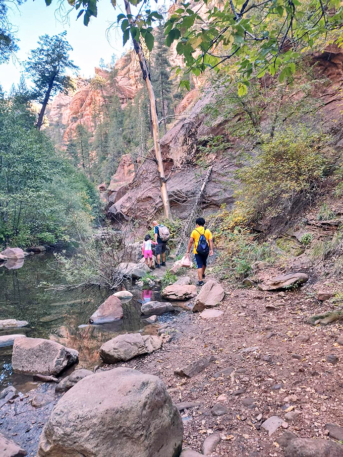 From toddlers to grandparents, this trail's got something for everyone. Just don't expect to find a senior discount at Mother Nature's ticket booth!