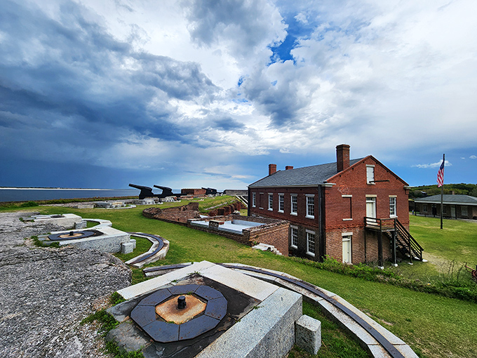 "Fort Clinch stands proud against the elements. If these walls could talk, they'd probably brag about their impeccable posture."