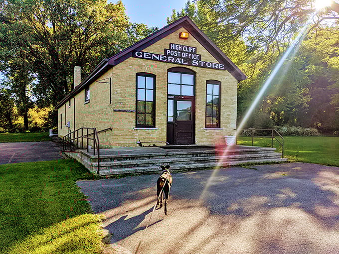 Step back in time at the High Cliff Post Office General Store. It's like Amazon Prime, but with more charm and fewer cardboard boxes.