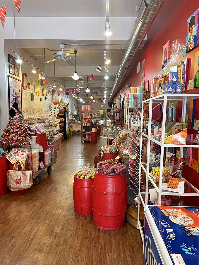 Candyland come to life! This sweet emporium is where diets come to die and happiness comes in all flavors and colors.