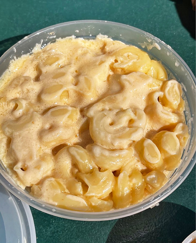 Cheesy, gooey, and oh so dreamy. This mac and cheese is like a warm hug for your taste buds.