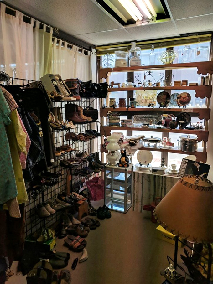 If Imelda Marcos had a yard sale, it might look like this. From cowboy boots to disco platforms, these shoes are made for... collecting!