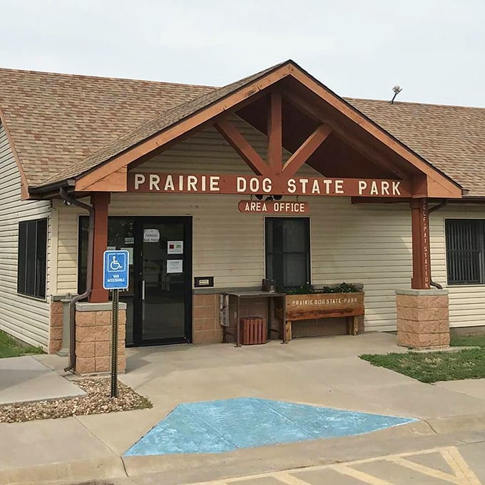 The park office: where adventure begins and "I forgot my sunscreen" ends. It's like mission control for your outdoor escapades, minus the rocket science.