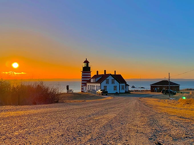 Mother Nature's light show! This sunset view gives even the most dazzling fireworks display a run for its money.