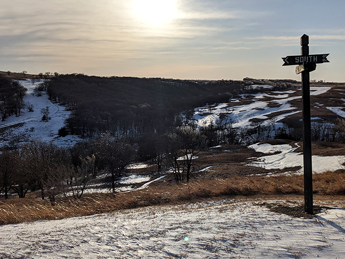 Winter wonderland or scene from "Frozen"? Fort Ransom transforms into a snowy playground that would make Elsa jealous. Let it go... wild!