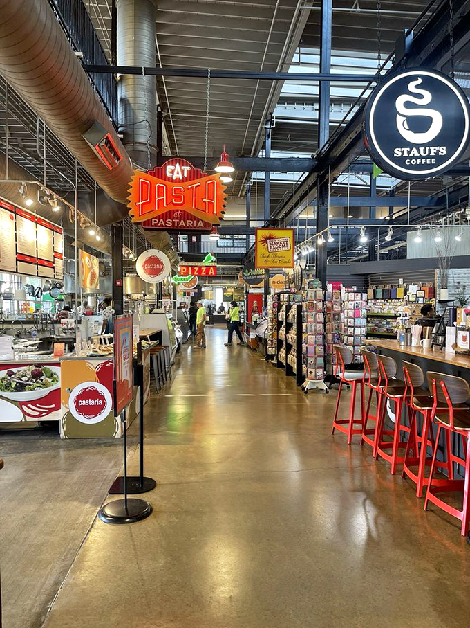 Pasta la vista, baby! Pastaria's neon sign beckons carb lovers to a Italian feast that would make nonna proud.