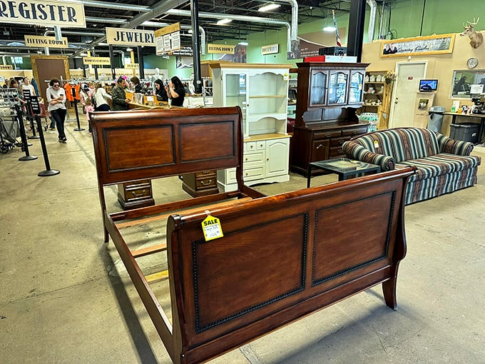 Sweet dreams are made of this &ndash; a bed frame fit for Goldilocks herself. Not too big, not too small, but just right for deal-seekers.