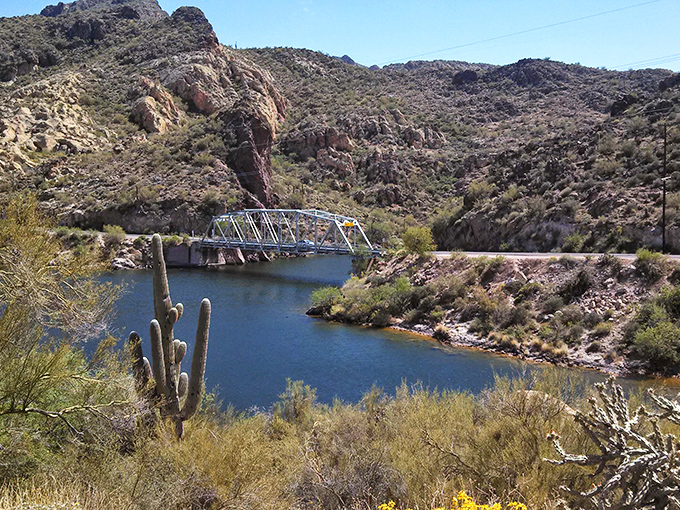 Bridge over not-so-troubled waters. This picturesque crossing feels like a portal to adventure, with a side of breathtaking views.