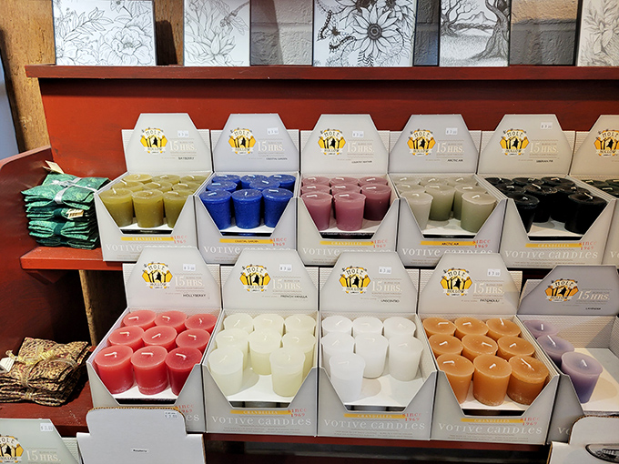 A rainbow you can take home! These vibrant candles are mood-lighting goals. Who knew Vermont could bottle sunshine in wax form?