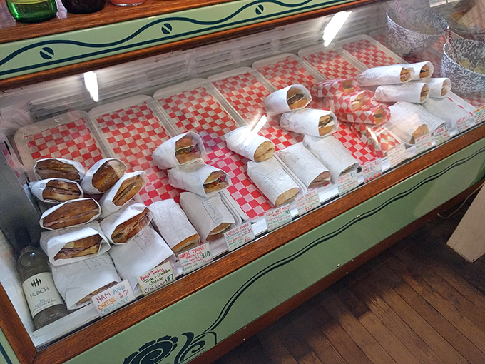 Sandwich heaven, right this way! These pre-wrapped beauties are calling your name. Go on, you know you want to try them all.