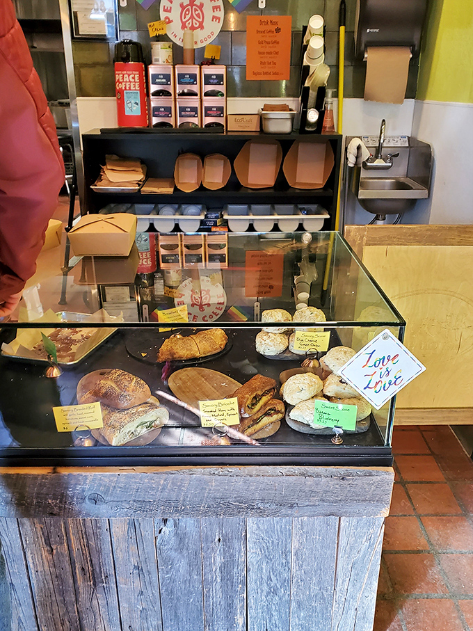 Love is love, and boy, do we love this display case! A rainbow of flavors awaits, each one more tempting than the last.