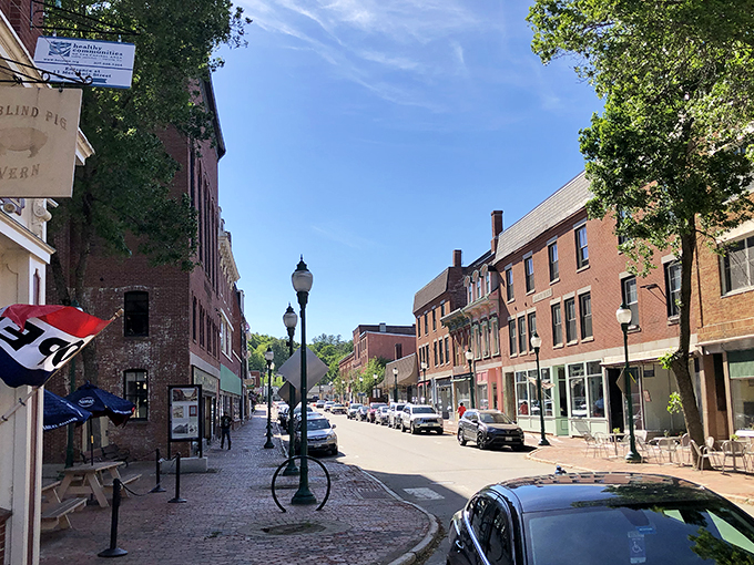 Brick-and-mortar time machine: Stroll down Gardiner's streets and you might just hear the echoes of horse-drawn carriages and old-timey shop talk.