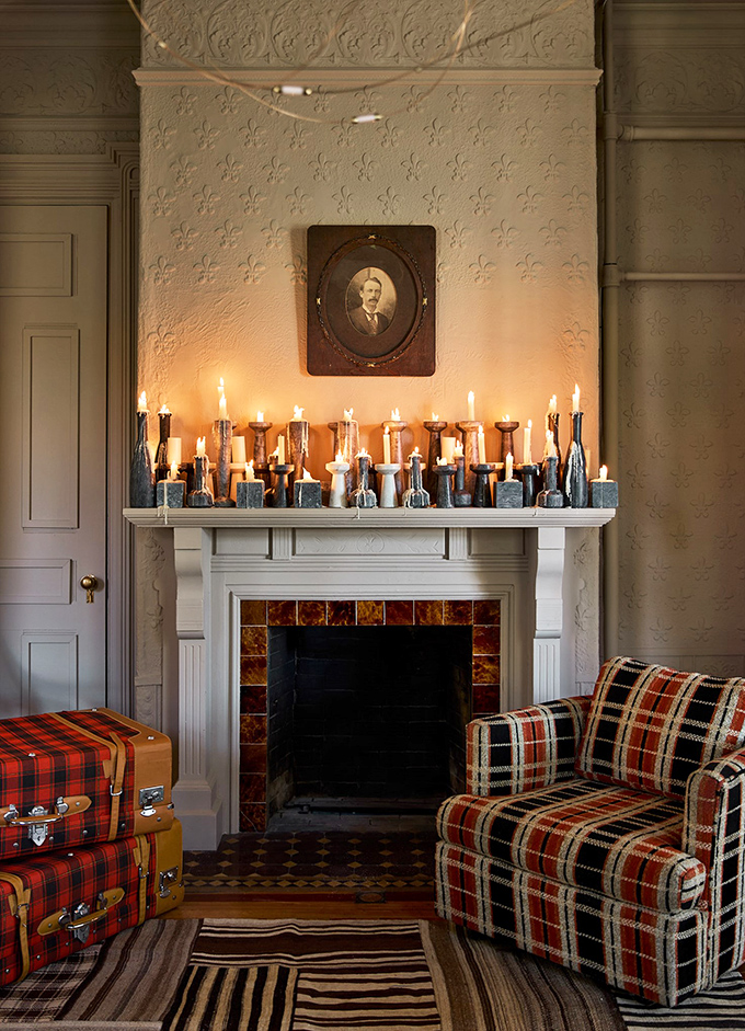 Who needs a TV when you've got this fireplace? It's like a Yule log video, but with real warmth and fewer pixels.