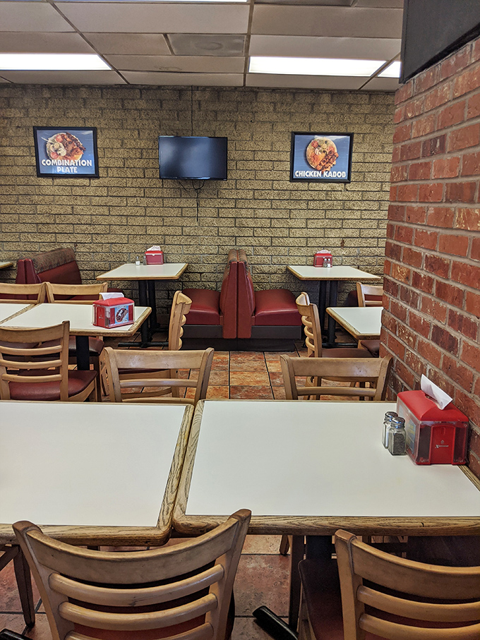 Where everybody knows your name&hellip; or at least your favorite order. This cozy corner is perfect for chicken-fueled conversations.