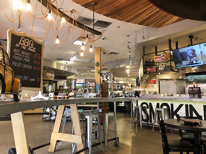 Where rustic charm meets culinary magic. The Thumb's interior is a feast for the eyes that promises a feast for the stomach. Let the salivating begin!