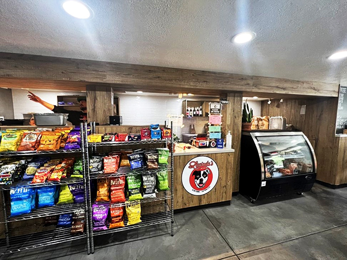 Where sandwich magic happens! Lucinda's bustling interior is like Willy Wonka's factory, but with less chocolate and more delicious deli meats.