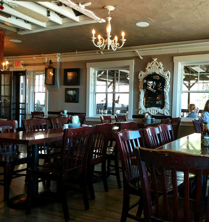 Dine with the spirits! This charming interior sets the stage for a meal that's equal parts delicious and mysterious.