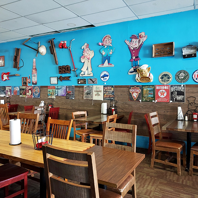 Welcome to the barbecue hall of fame! With walls adorned in memorabilia, it's like eating in a museum where the main exhibit is flavor.