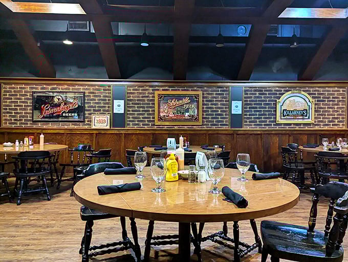 Dine under exposed beams and brick walls - it's like eating in a fairytale, if fairytales had amazing German food and no evil stepmothers.