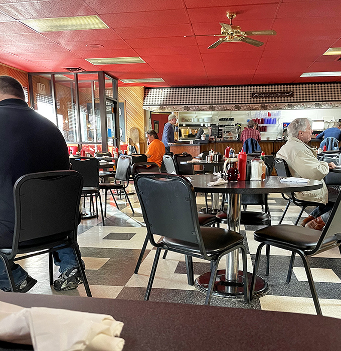 Where everybody knows your name... or at least your favorite order. This diner's got more charm than a '50s sitcom set.