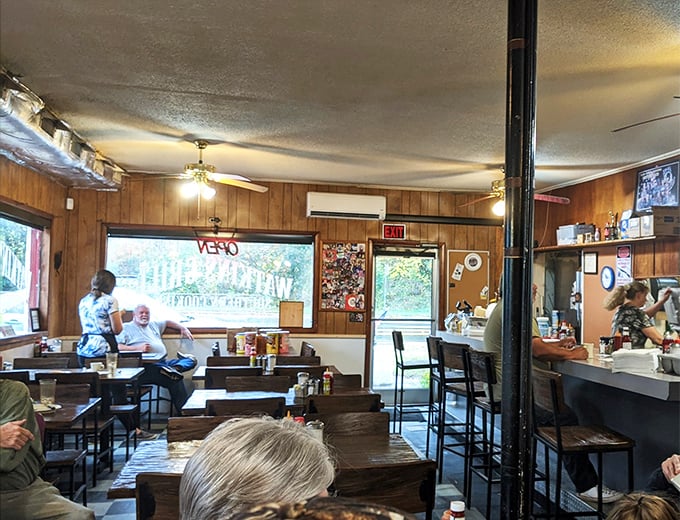 Where everybody knows your name... or at least your usual order. The bustling interior is a symphony of clinking plates and friendly chatter.
