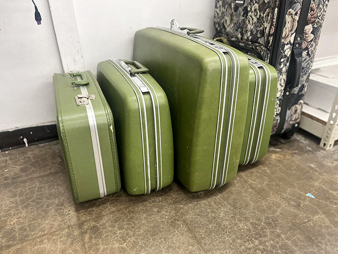 These vintage suitcases have more stories to tell than a retired flight attendant. Pack your imagination and get ready for a trip down memory lane!