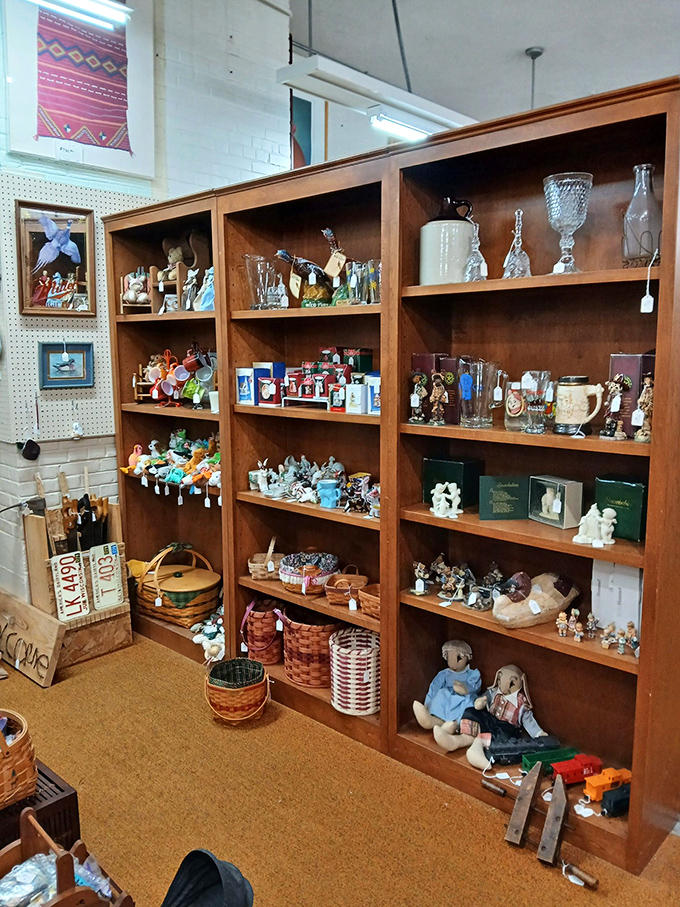 It's not clutter, it's curated chaos! This eclectic ensemble is like a 'Where's Waldo?' of whimsical wonders.