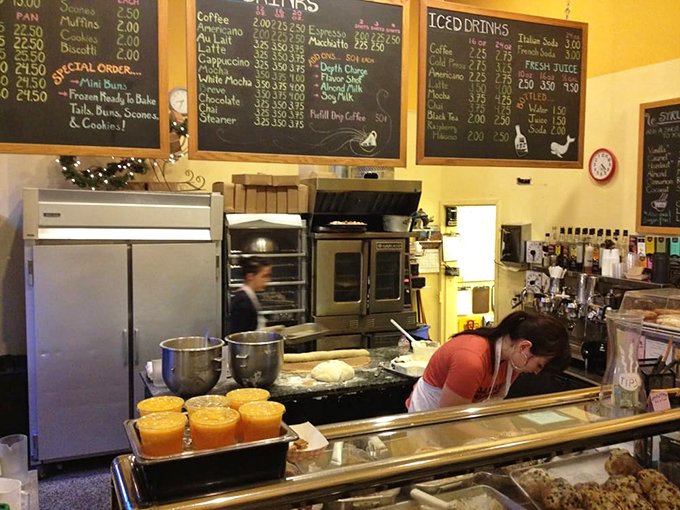 Behind the scenes of sugar sorcery. These bakers aren't just staff; they're magicians conjuring joy from flour and spice.