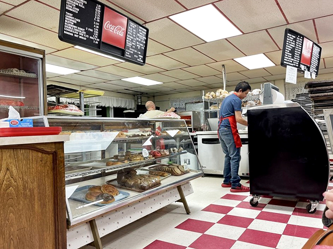 The unsung heroes of the donut world! These dedicated staff members are the wizards behind the curtain, crafting edible magic.