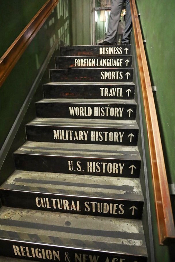 Stairway to heaven or stairway to knowledge? Either way, these steps are guiding you to your next great read, one genre at a time.