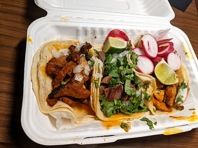Taco 'bout a perfect trio! These handheld happiness machines are bringing the fiesta to your mouth, one bite at a time.