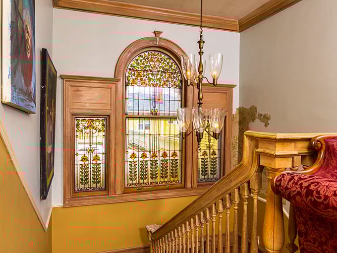 A room with a view... of yesteryear. These windows frame snapshots of Baraboo's charm, no Instagram filter required.