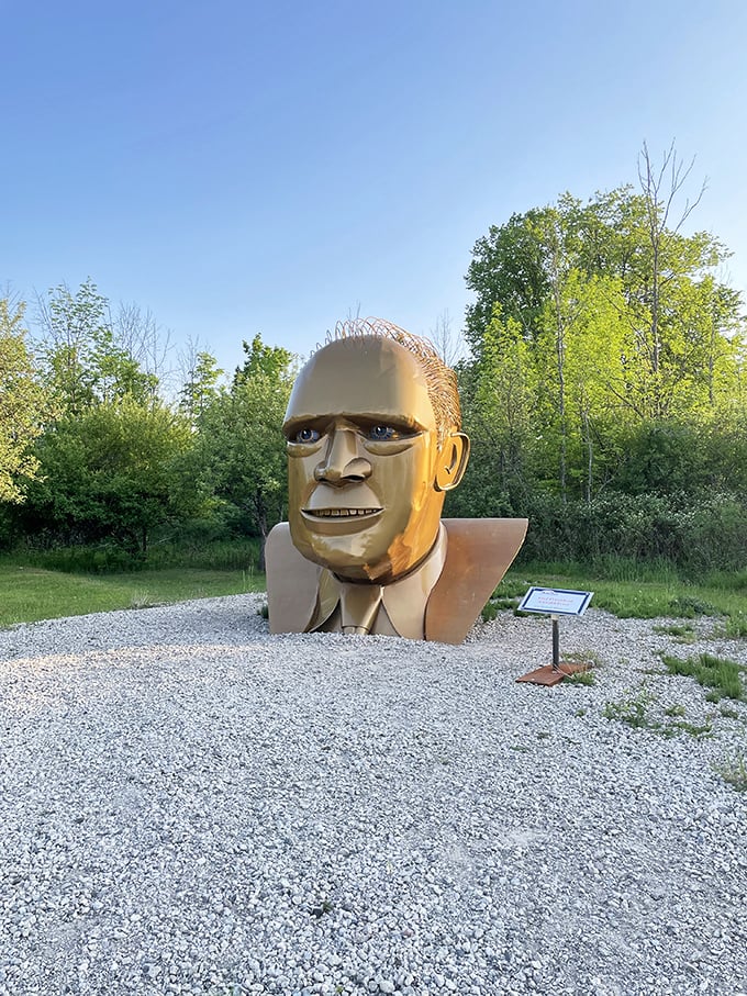 Nature meets nurture in this metal menagerie. It's like Dr. Dolittle opened a welding shop!