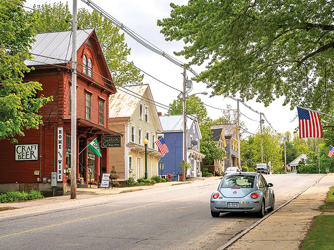 Downtown Bridgton: Charming shops and friendly faces line the streets. It's like Mayberry, but with better scenery and fewer whistling sheriffs.