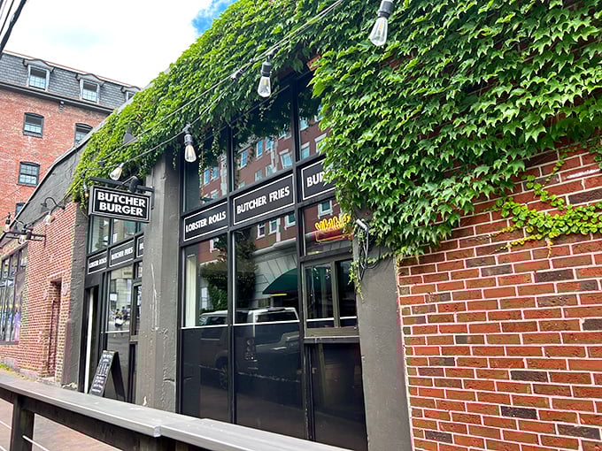 Butcher Burger: Where hipster cool meets burger perfection. It's like if your tattooed cousin opened a gourmet burger joint.