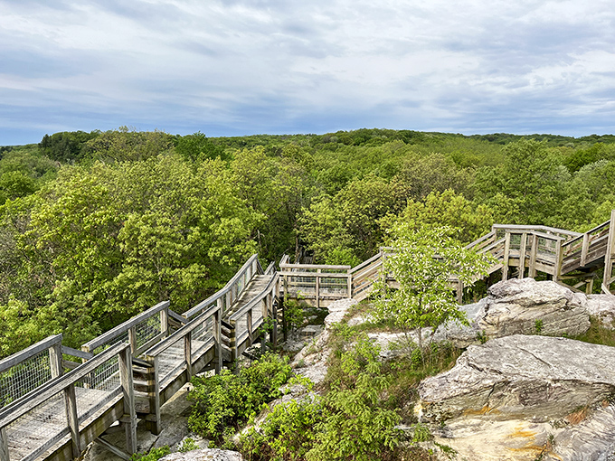 Castle Rock's majestic bluffs: Where you can play king of the hill and win every time. Just don't let the power go to your head!