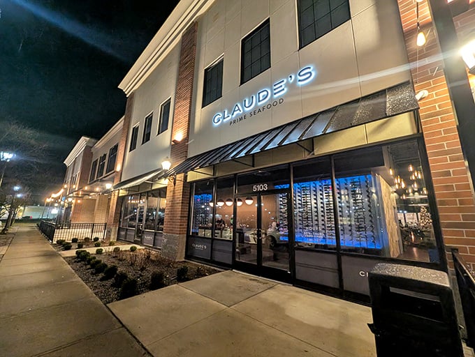 Claude's Prime Seafood: So fancy, you half expect the lobsters to be wearing bow ties. That sleek exterior screams "underwater elegance"!