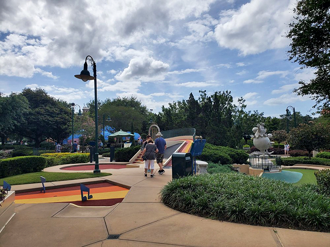 Mickey's got nothing on these greens! Fantasia Gardens brings Disney magic to mini-golf, minus the long lines and overpriced mouse ears.