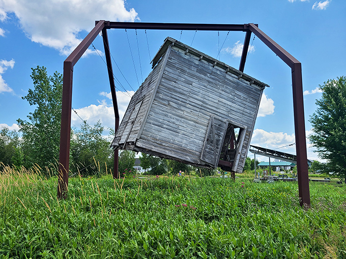 Franconia Sculpture Park: 43 acres of "Is it art or did someone forget to clean up?" Either way, it's fascinating.