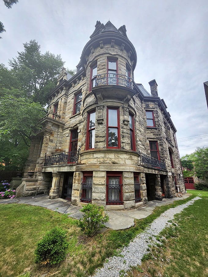 Franklin Castle: Gothic charm meets Midwest mystery. It's the architectural equivalent of a Stephen King novel set in Cleveland.