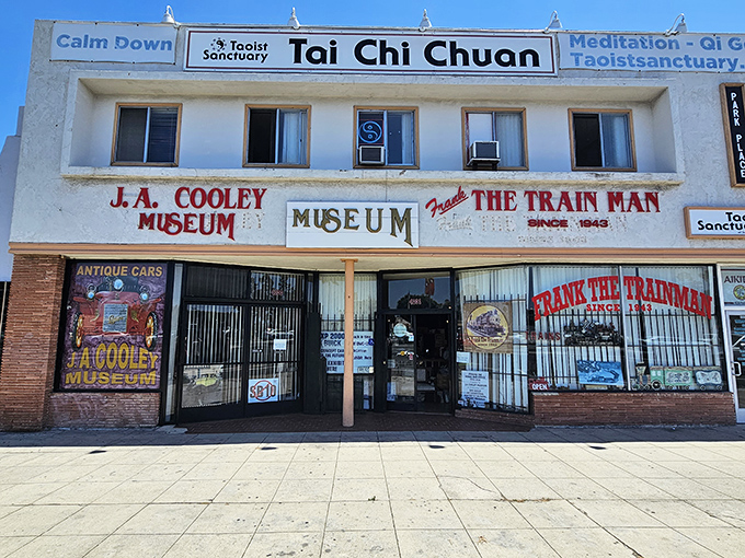 Honey, I shrunk the museum! This unassuming storefront is actually a TARDIS of transportation history.