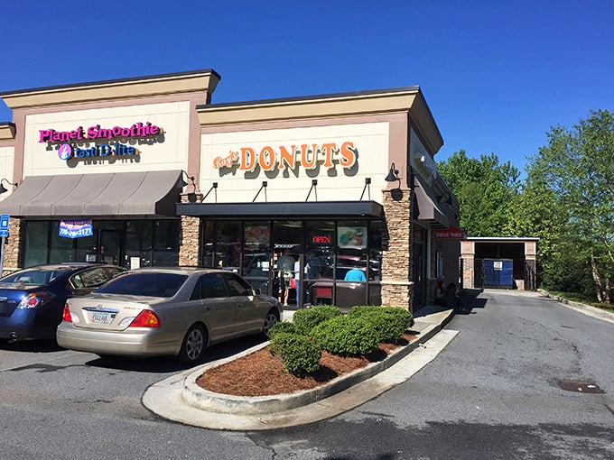 Ray's Donut Shop: No bells, no whistles, just pure donut magic! This unassuming storefront is hiding a world of circular wonders.